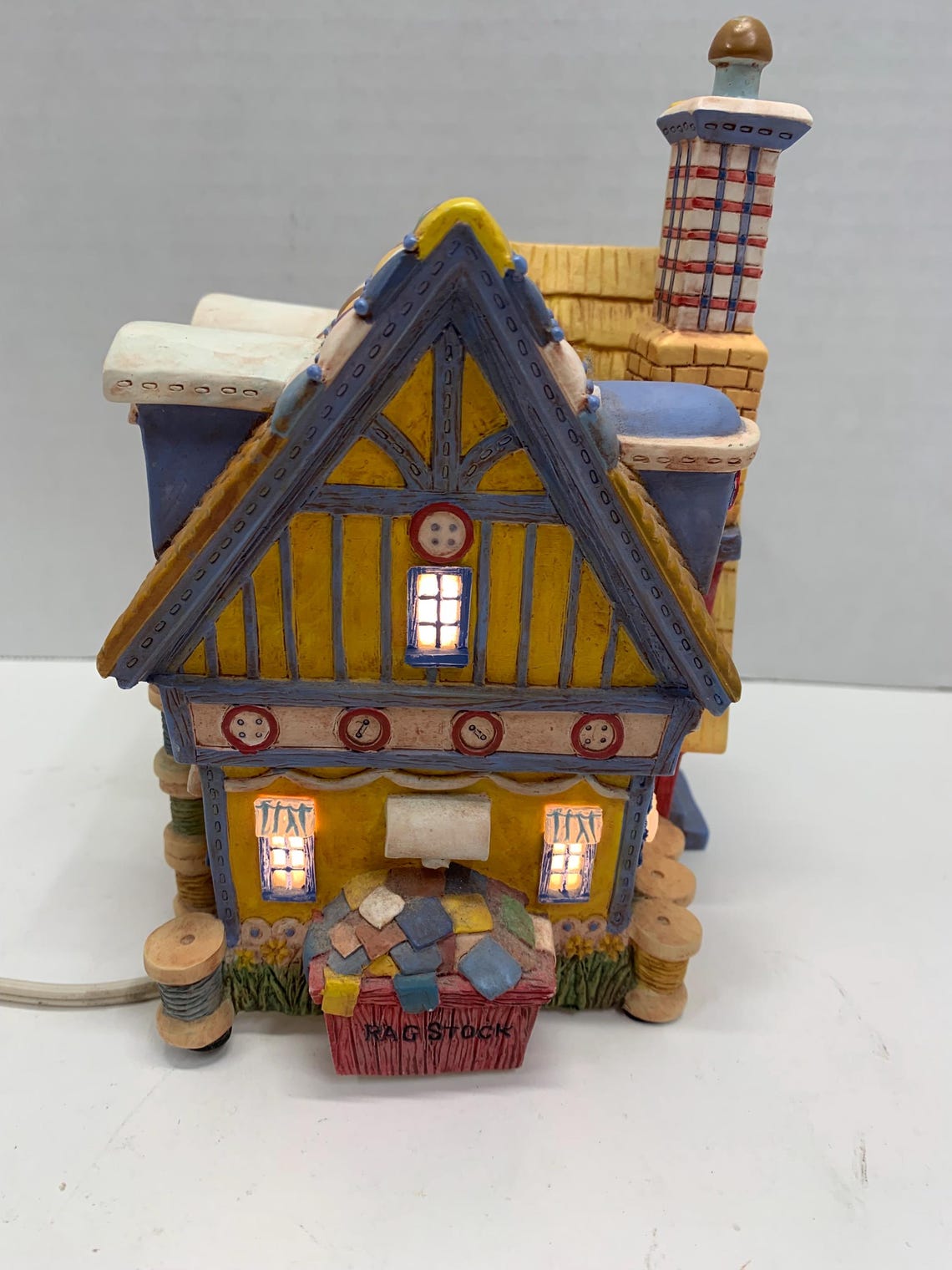 Storybook Collection Raggedy Ann & Andy Patchwork Light up House 2001 ...