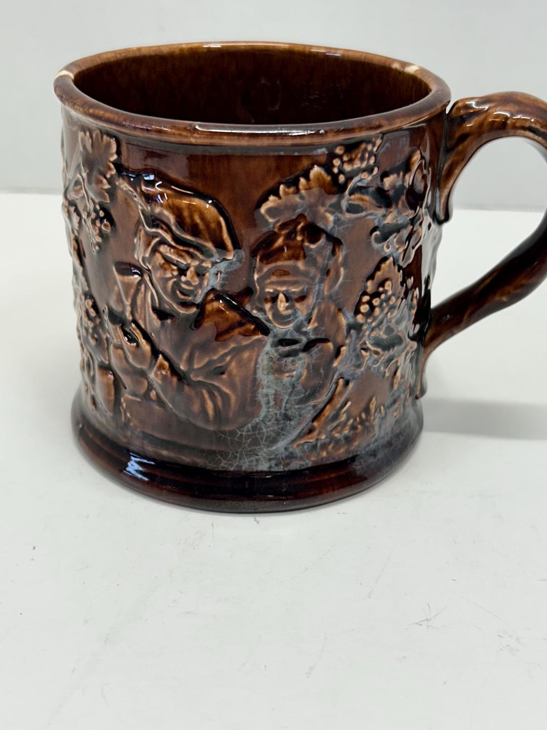 Antique 19th Century English Rockingham Glaze Frog Mug - Etsy