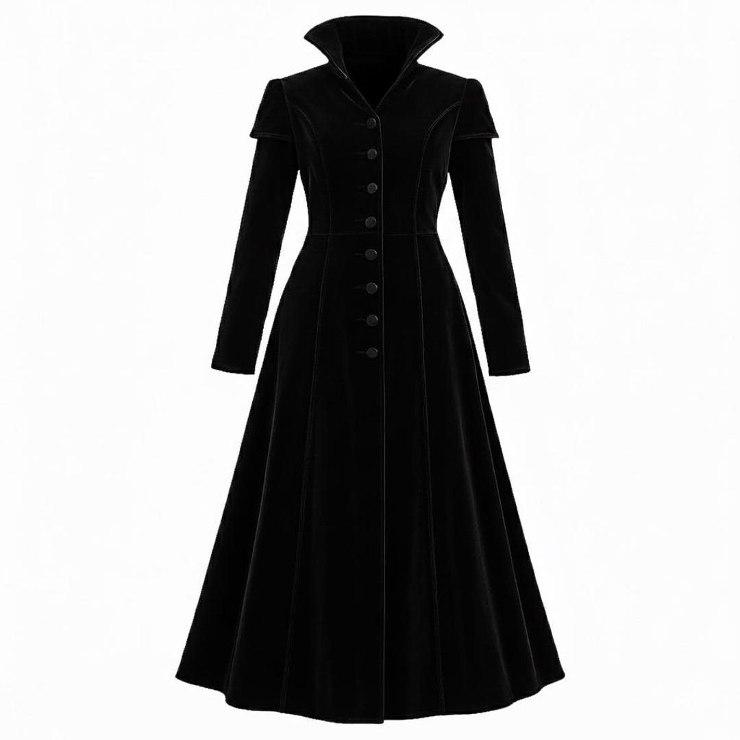 Handmade Women’s Velvet Gothic Vampire Coat | Dark Fashion Outerwear - Etsy