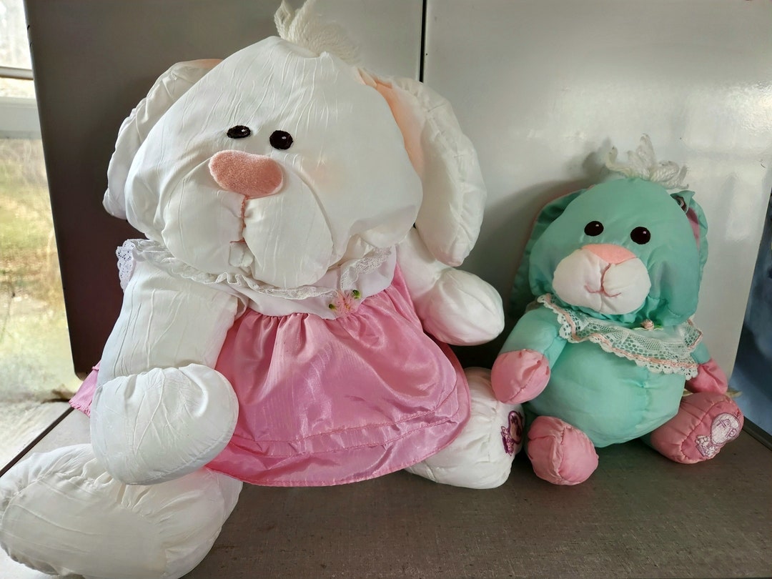 1980's Vintage Puffalump Bunnies - Set of 2 - Etsy