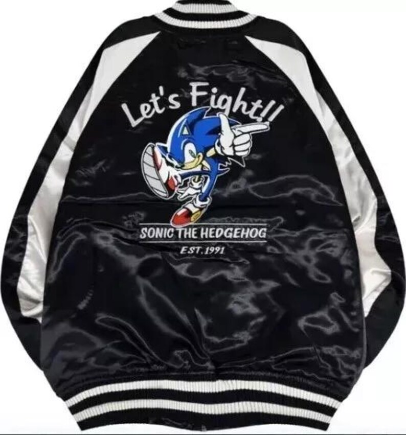 Sonic the Hedgehog Sega Game Sonic Jacket - Etsy