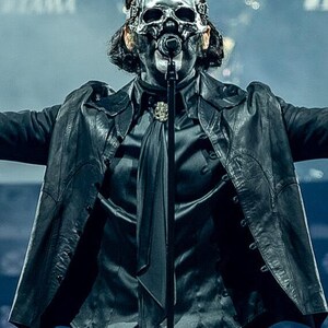 Ghost Band Pope V Jacket | Papa V Inspired Costume | Black Goth Jacket ...