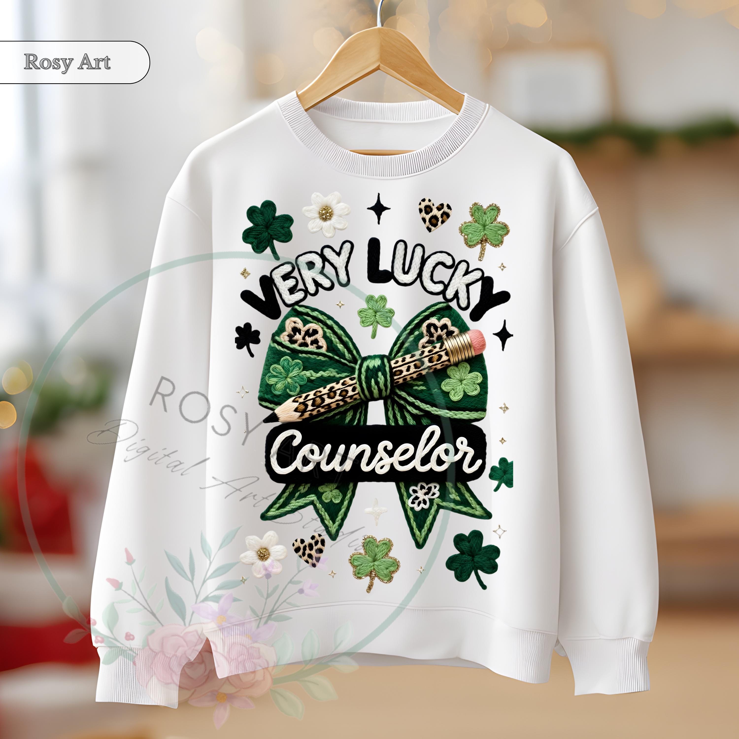 St Patrick Teacher Faux Yarn PNG Bundle SPED Para Educator Counselor ...