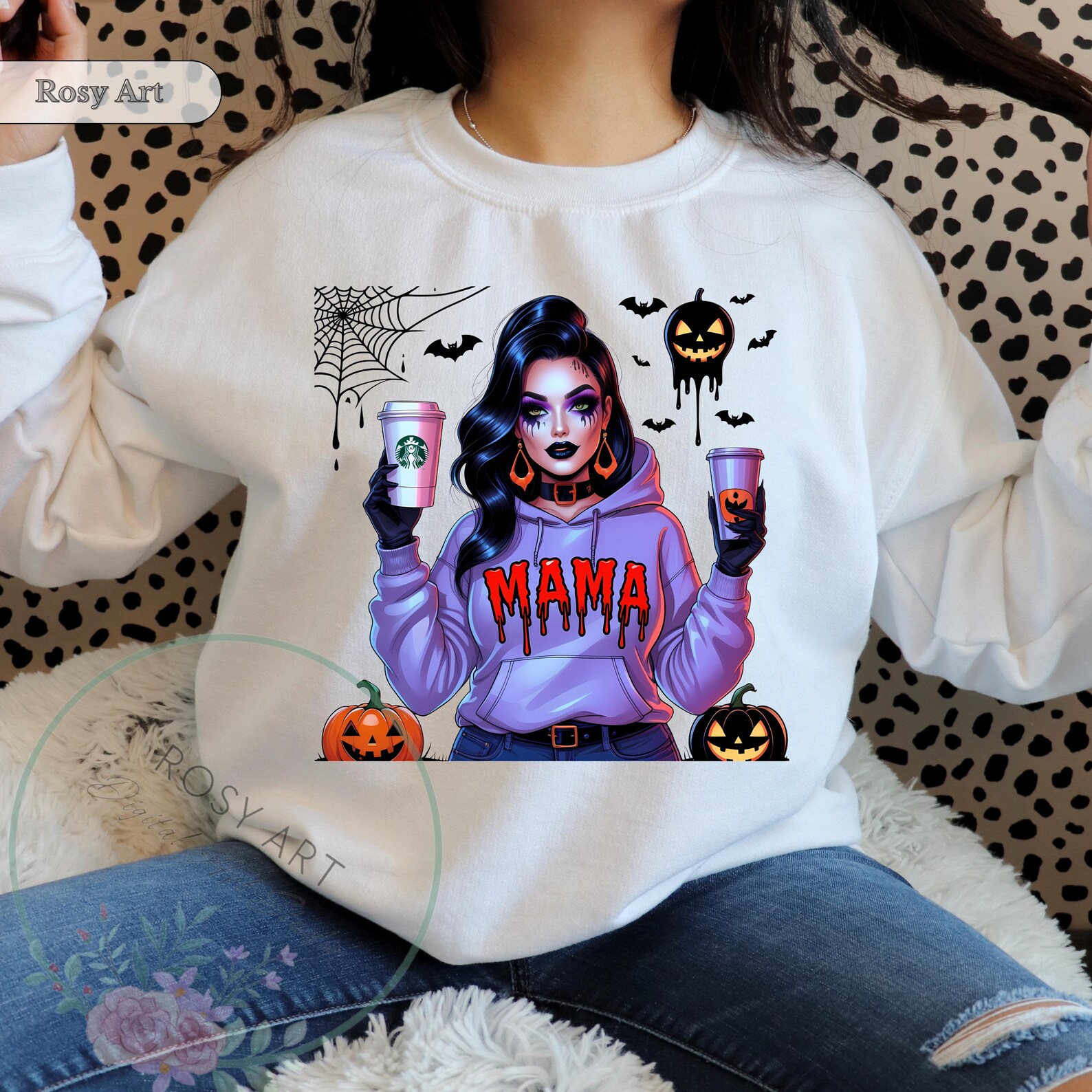 Horror Halloween MAMA Family PNG Bundle, Scary Killer Mama PNG ...