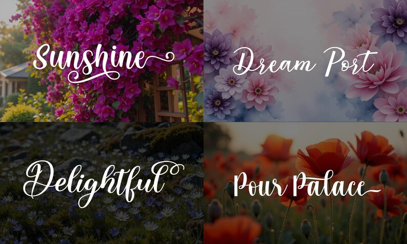 Script Font Bundle, Signature Font, Wedding Font, Script Font ...
