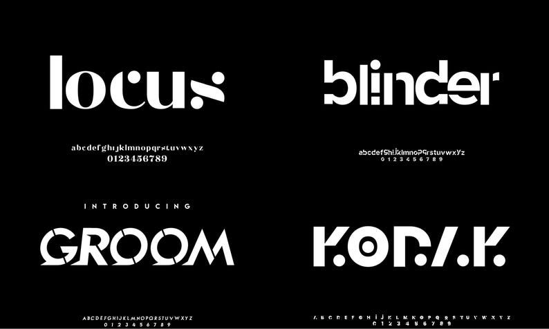 22 Unique Creative Fonts Bundle - Minimal Fonts, Creative Fonts ...