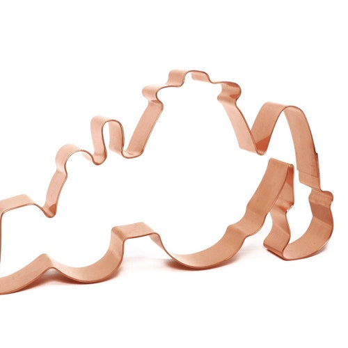 Swimming Mermaid Copper Cookie Cutter Handcrafted by the - Etsy