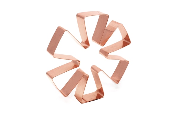 4 Inch Windmill Blades Copper Cookie Cutter Handcrafted by - Etsy