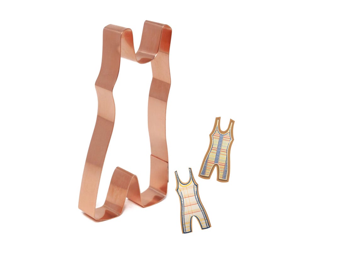 Handcrafted Copper Wrestling Singlet Cookie Cutter (5 X 2.5 Inches) - Etsy