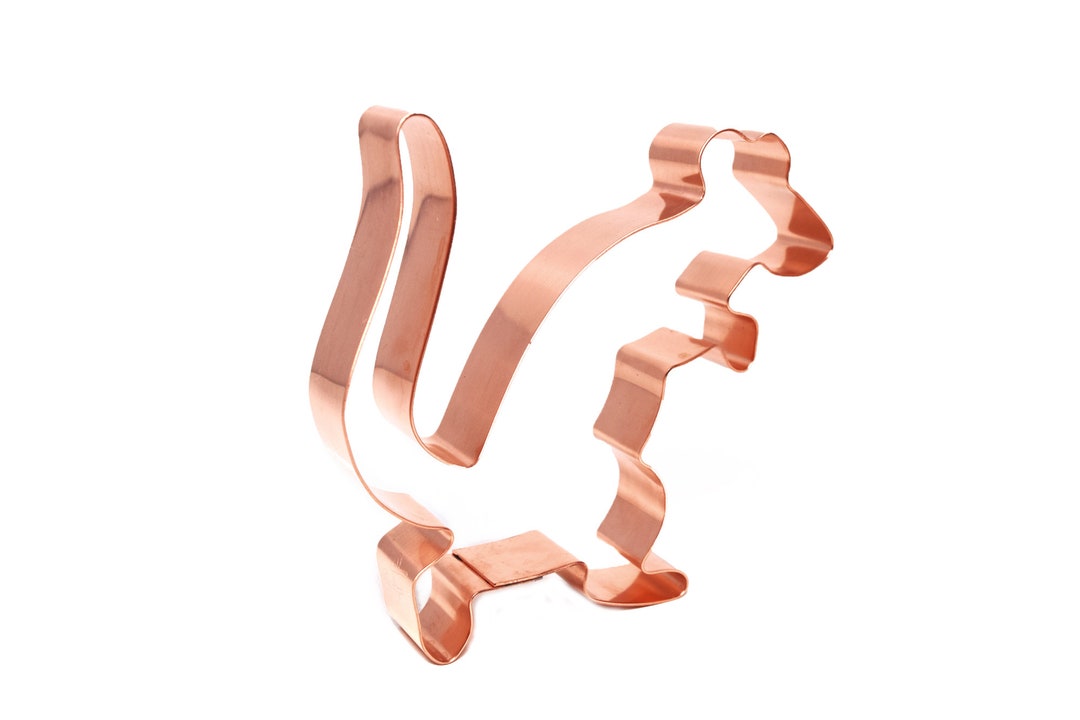 Sneaky Rat Cookie Cutter 3.75 X 4 Inches Handcrafted Copper Cookie ...
