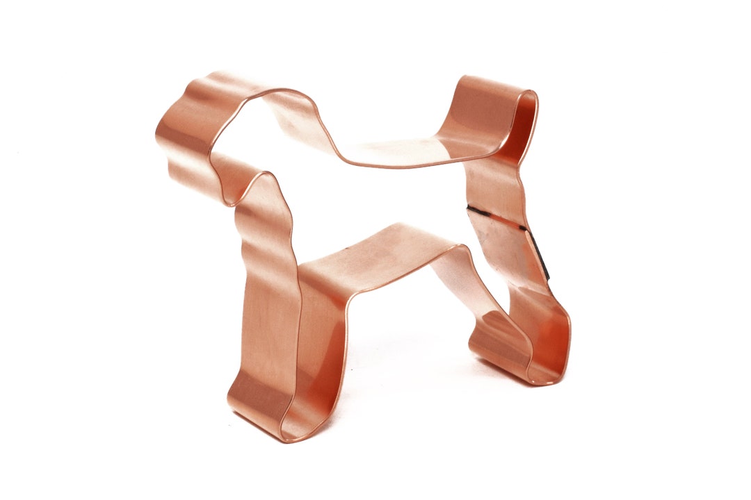Airedale Terrier Cookie Cutter: 3" Copper Dog Treat Cutter, USA Made - Etsy