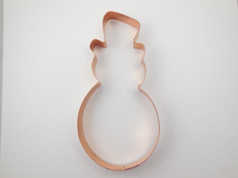 Large Snowman Christmas Cookie Cutter Handcrafted by the - Etsy