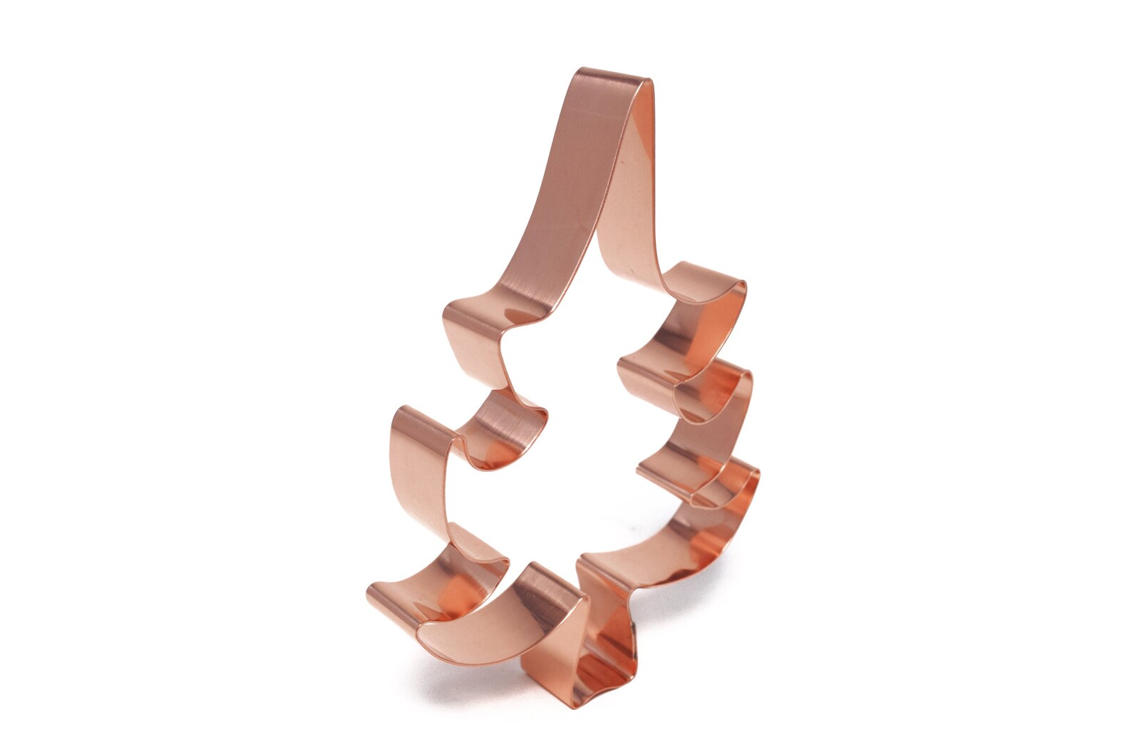 Whimsical Christmas Tree Copper Cookie Cutter Handcrafted - Etsy