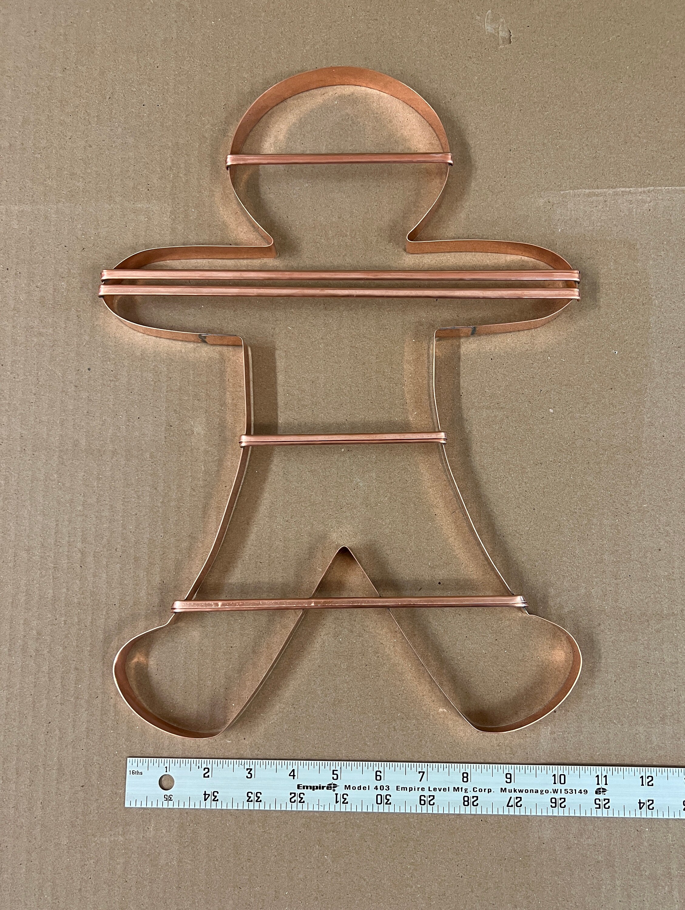 Huge 16 Inch Tall Gingerbread Man Cookie Cutter Handcrafted - Etsy