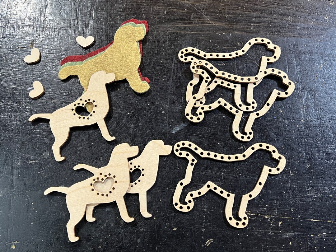 Retriever Dog DIY Weaving Loom Set 3.5 X 4.5 Inch Ornament Mini Loom ...