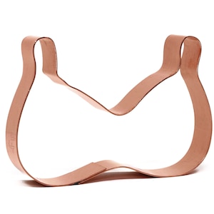 Curvy Girl Bikini Bra Top Copper Cookie Cutter Handcrafted - Etsy
