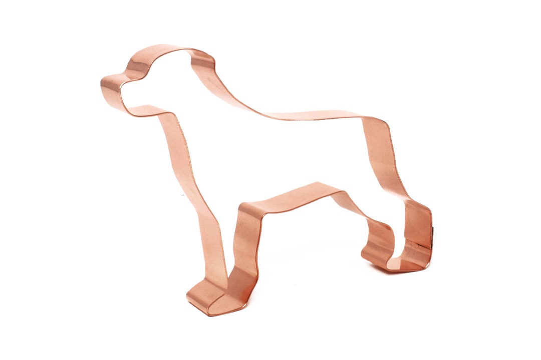 Rottweiler Cookie Cutter: 4.5" Copper Dog Breed Gift, Made in USA - Etsy