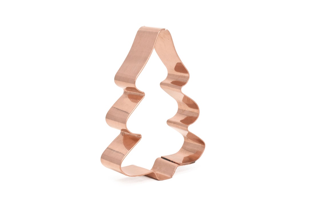 Tiny Simple Christmas Tree Copper Cookie Cutter Handcrafted by the ...