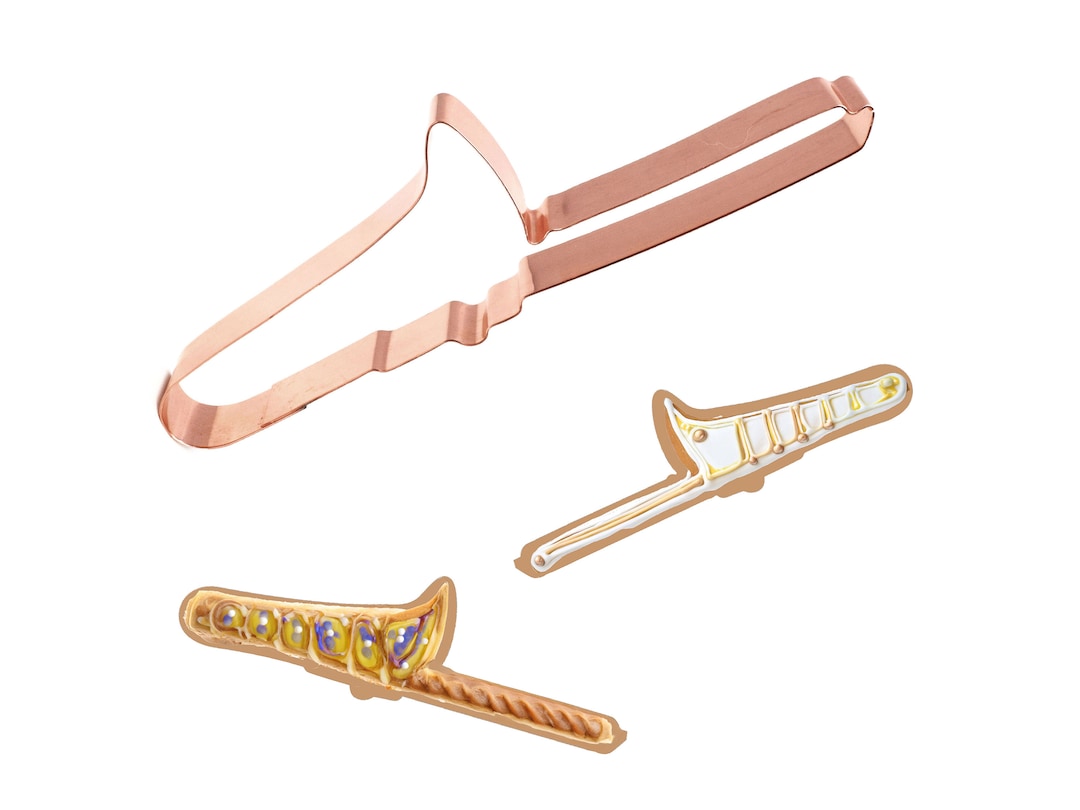 Trombone Cookie Cutter: Copper Music Gift, Made in USA - Etsy