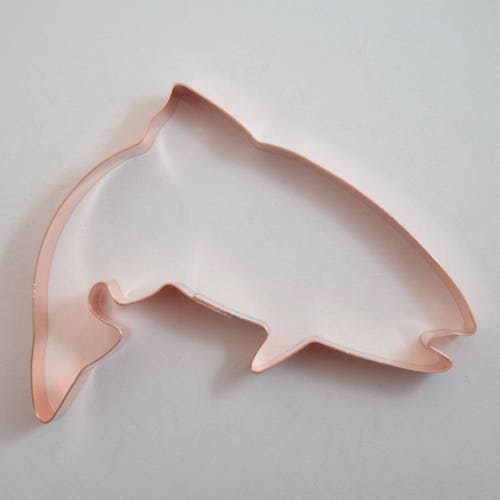 Swimming Mermaid Copper Cookie Cutter Handcrafted by the - Etsy