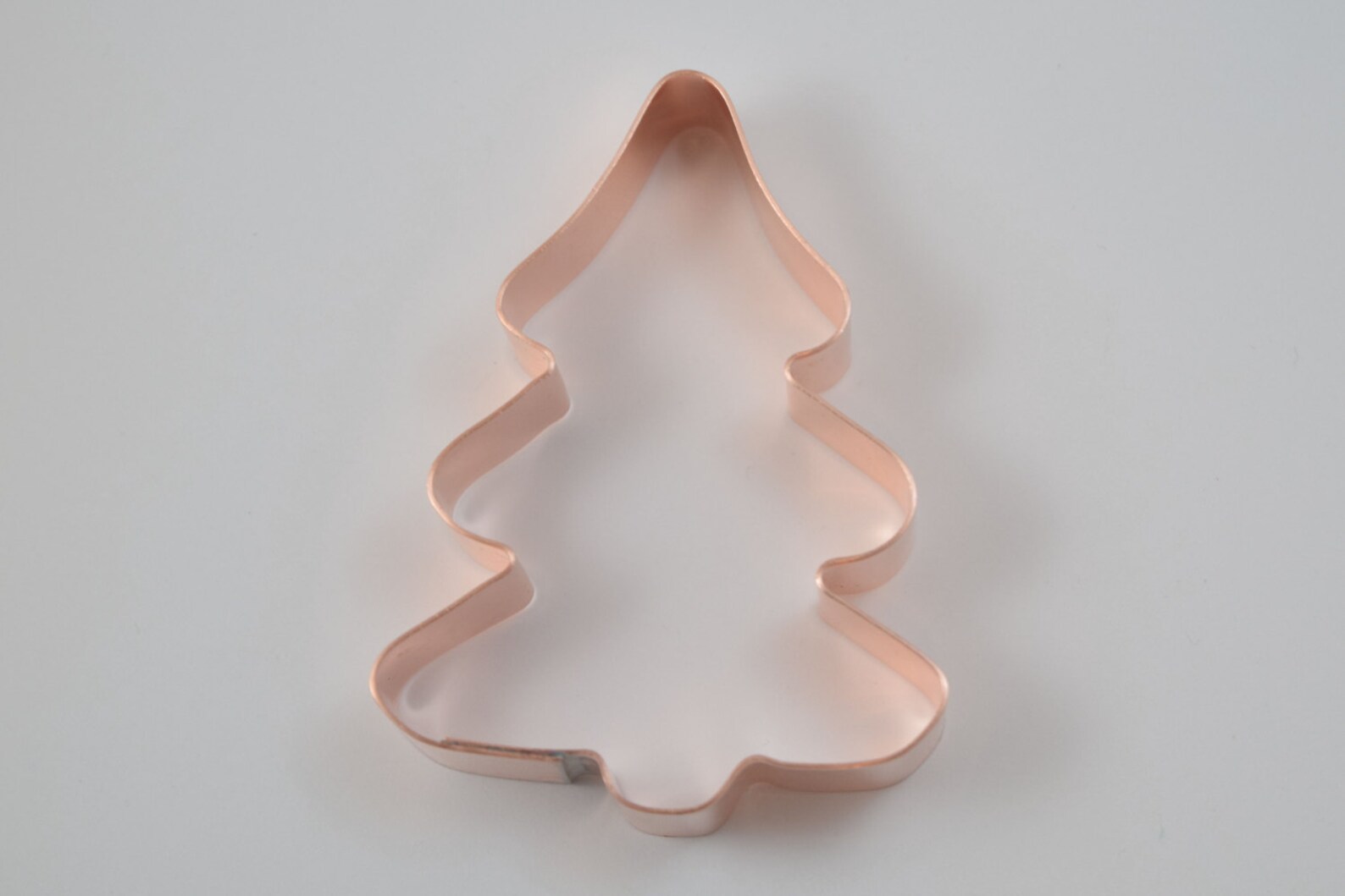 Tiny Simple Christmas Tree Copper Cookie Cutter Handcrafted | Etsy