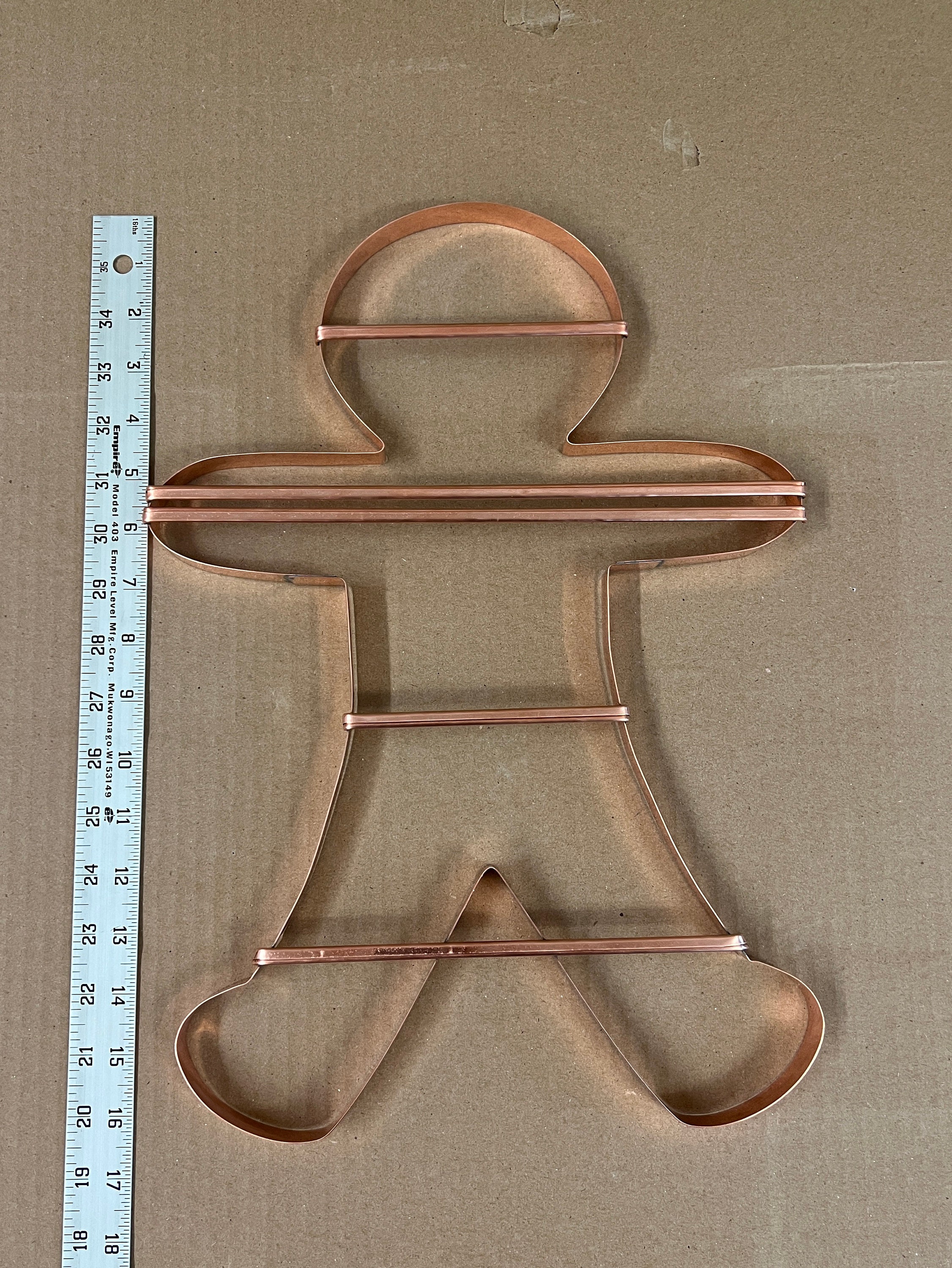 Huge 16 Inch Tall Gingerbread Man Cookie Cutter Handcrafted - Etsy