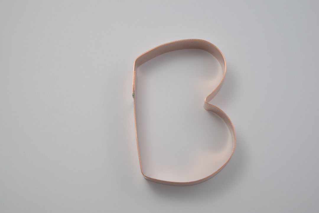 The Letter B Copper Alphabet Cookie Cutter Handcrafted by the Fussy Pup ...