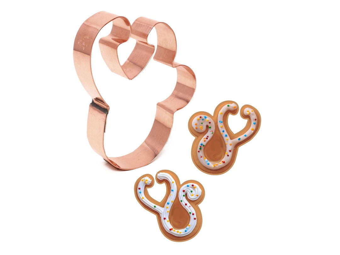 Simple 3.5 Inch Doctor's Stethoscope Cookie Cutter, Handcrafted Copper ...