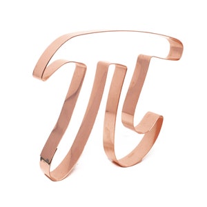 Large Pi Symbol 5 X 4 1/2 Inch Cookie Cutter - Handcrafted Copper ...
