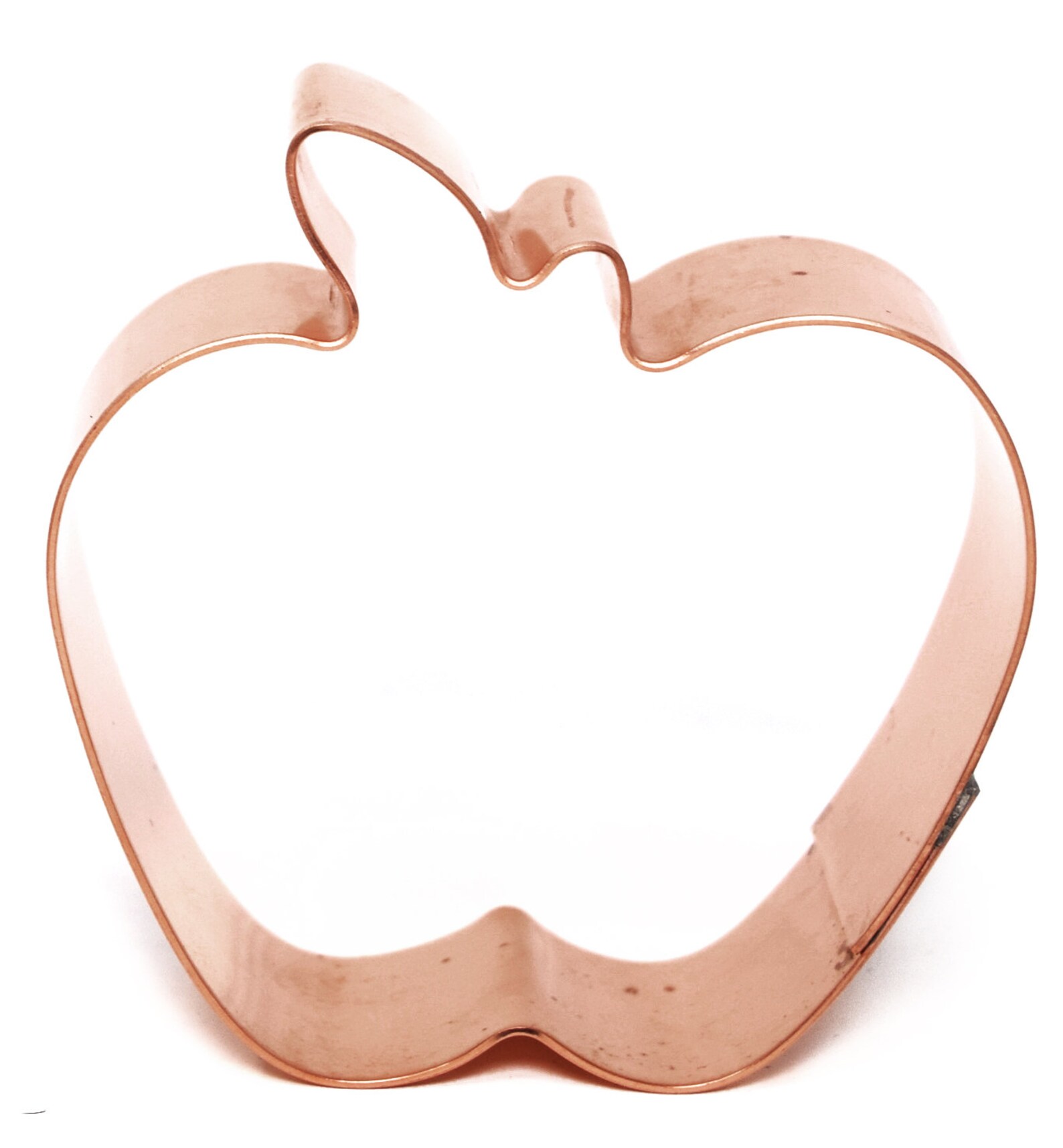 Small Apple Fruit Copper Cookie Cutter Handcrafted by the - Etsy