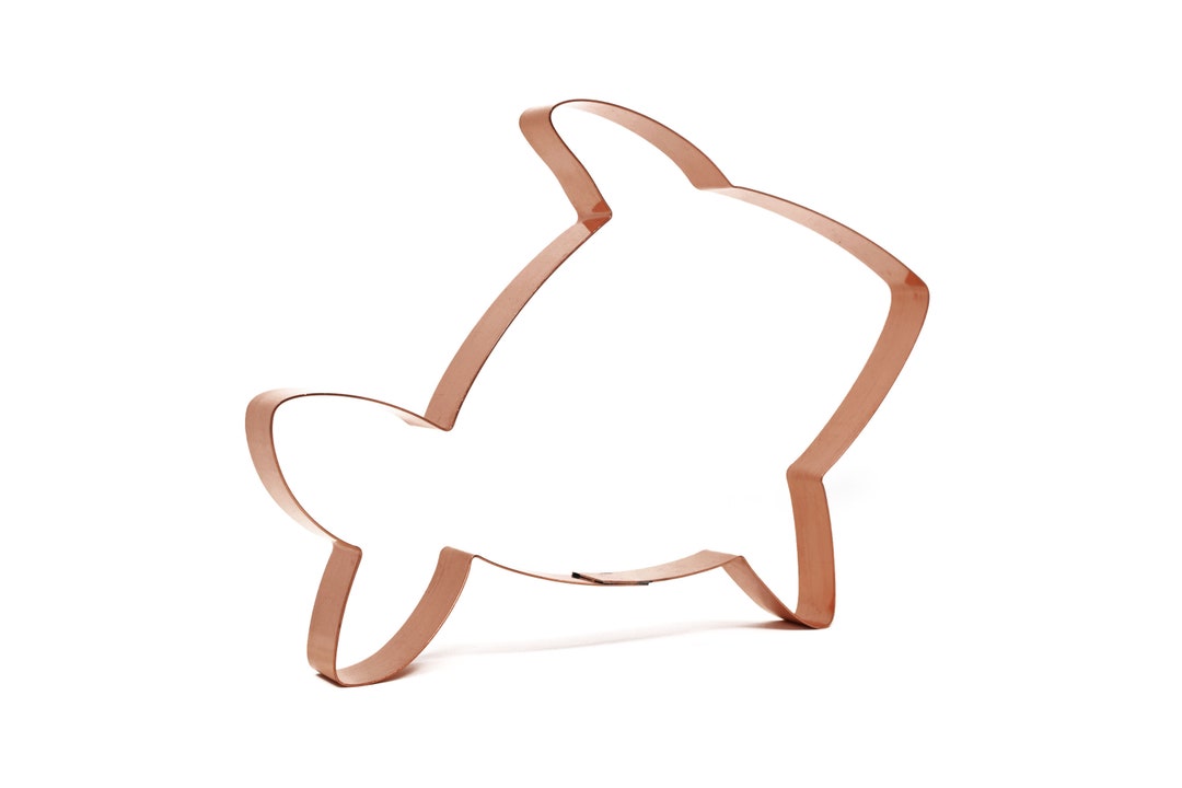 Large 8 X 7 Inch Cute Orca Cookie Cutter - Handcrafted by the Fussy Pup ...