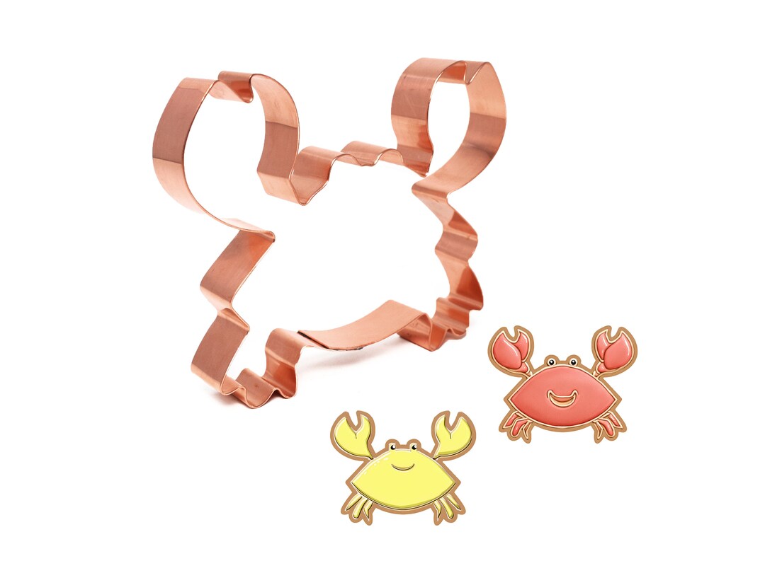 Handcrafted Copper Crab Cookie Cutter - Coastal Baking (4.75 X 4) - Etsy