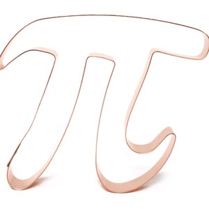 Large Pi Symbol 5 X 4 1/2 Inch Cookie Cutter - Handcrafted Copper ...