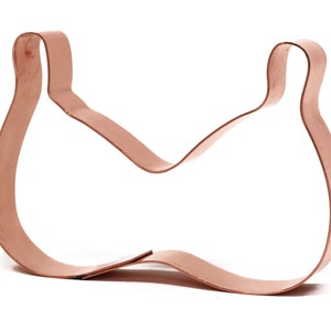 Curvy Girl Bikini Bra Top Copper Cookie Cutter Handcrafted - Etsy