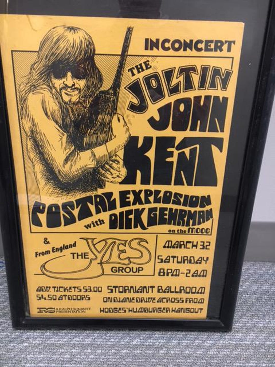 1971 Yes Concert Poster - Etsy