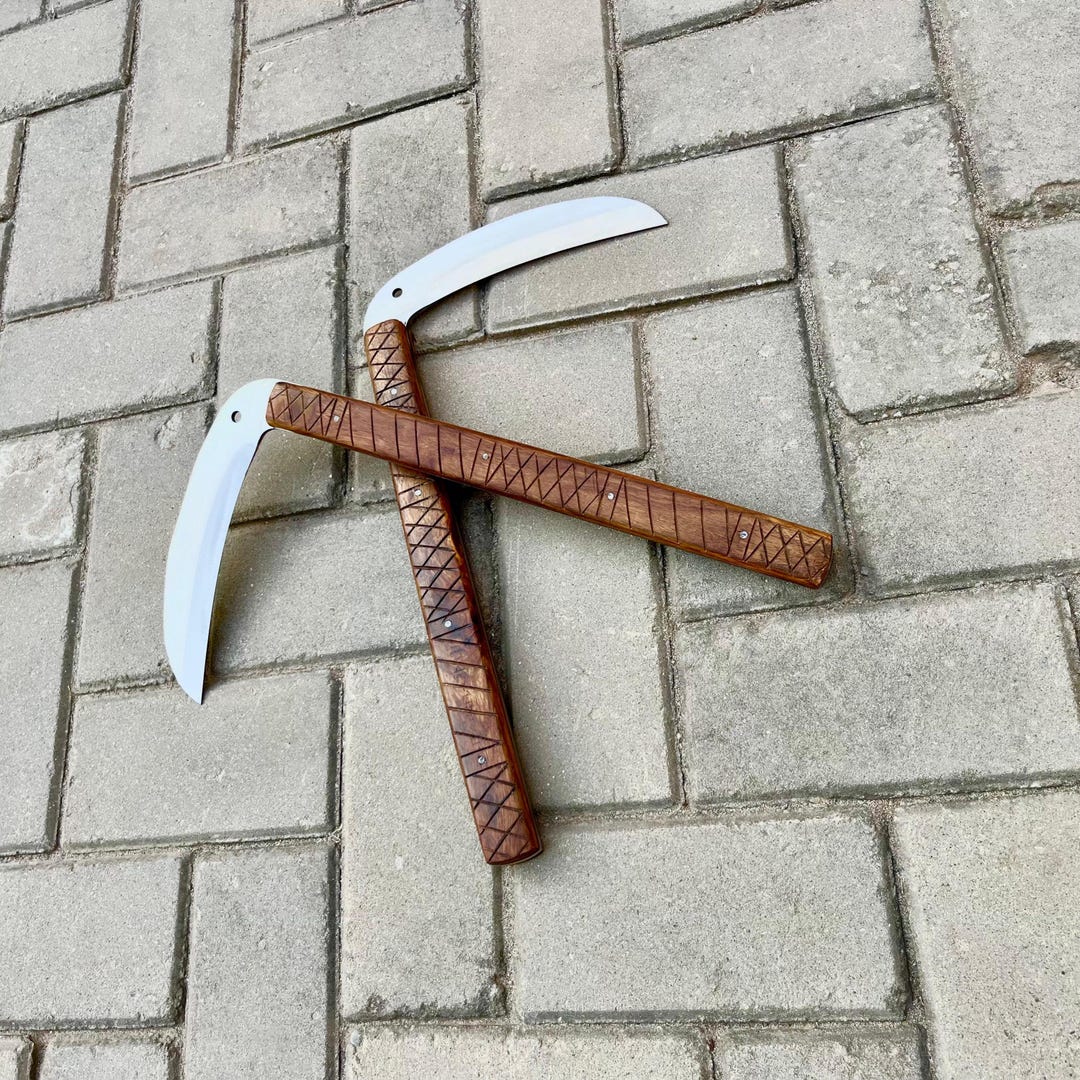 Handmade Japanese Kama Knife - Traditional Stainless Steel Japanese ...