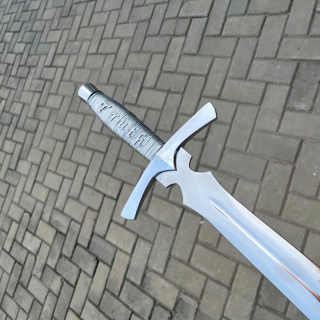 Truth Sword Replica | Hand Forged Carbon Steel Blade | Handmade ...