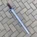 Hand-forged Excalibur Sword Replica: Carbon Steel Full-tang Longsword ...