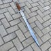 Handmade Royal Knight Sword: High Polish Stainless Steel Blade, Carved ...