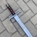 Hand-forged Excalibur Sword Replica: Carbon Steel Full-tang Longsword ...