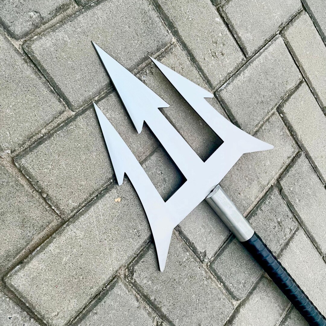 Handmade Aquaman Trident - Hand-forged Three Arrow Blade | Poseidon ...