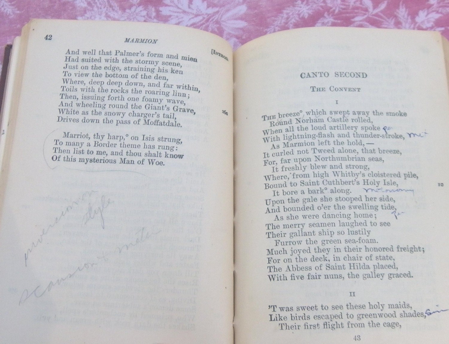 SIR WALTER SCOTT, marmion A Tale of Flodden Field, 1922, Macmillan ...