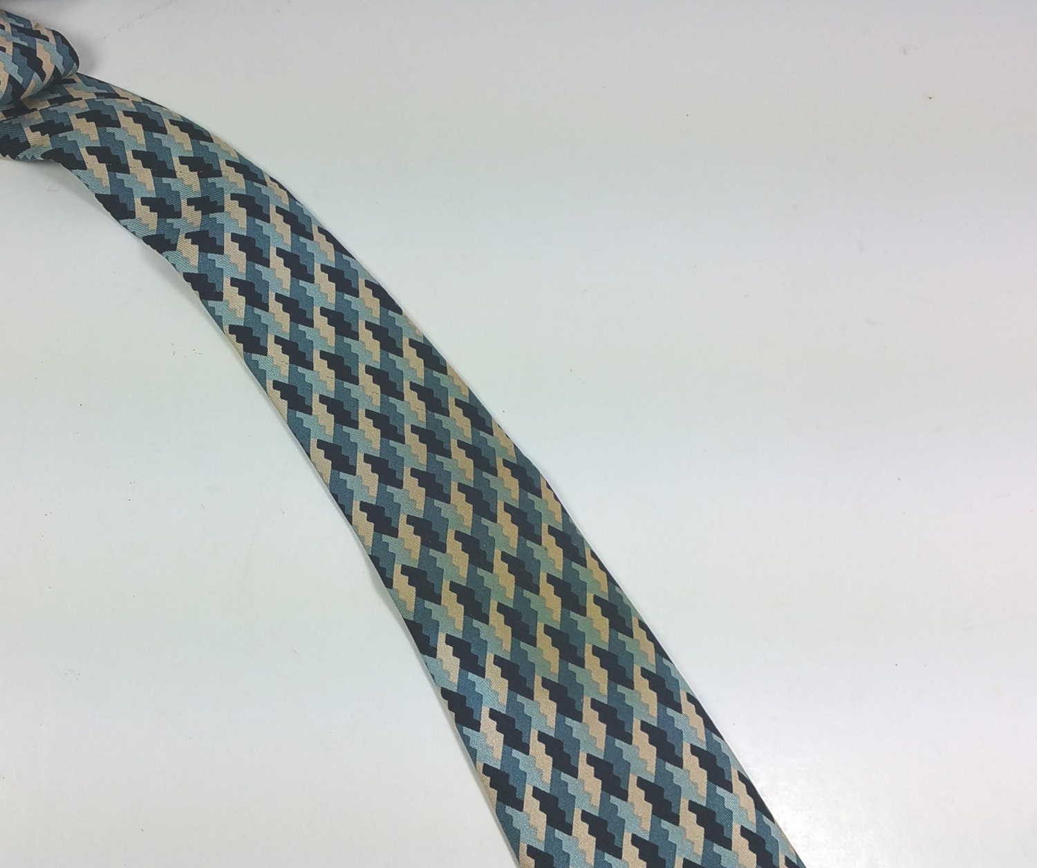 FRENCH MEN'S NECKTIE, Coucke, Nice, France, "tisse De Soie", Vintage ...