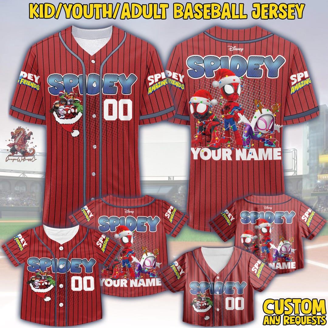 Personalized Spidey and His Amazing Friends Christmas Jersey, Custom ...