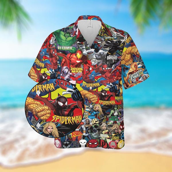 Superhero Button - Etsy