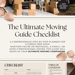Ultimate Moving Guide & Checklist Planner Step-by-step (PDF) - Etsy