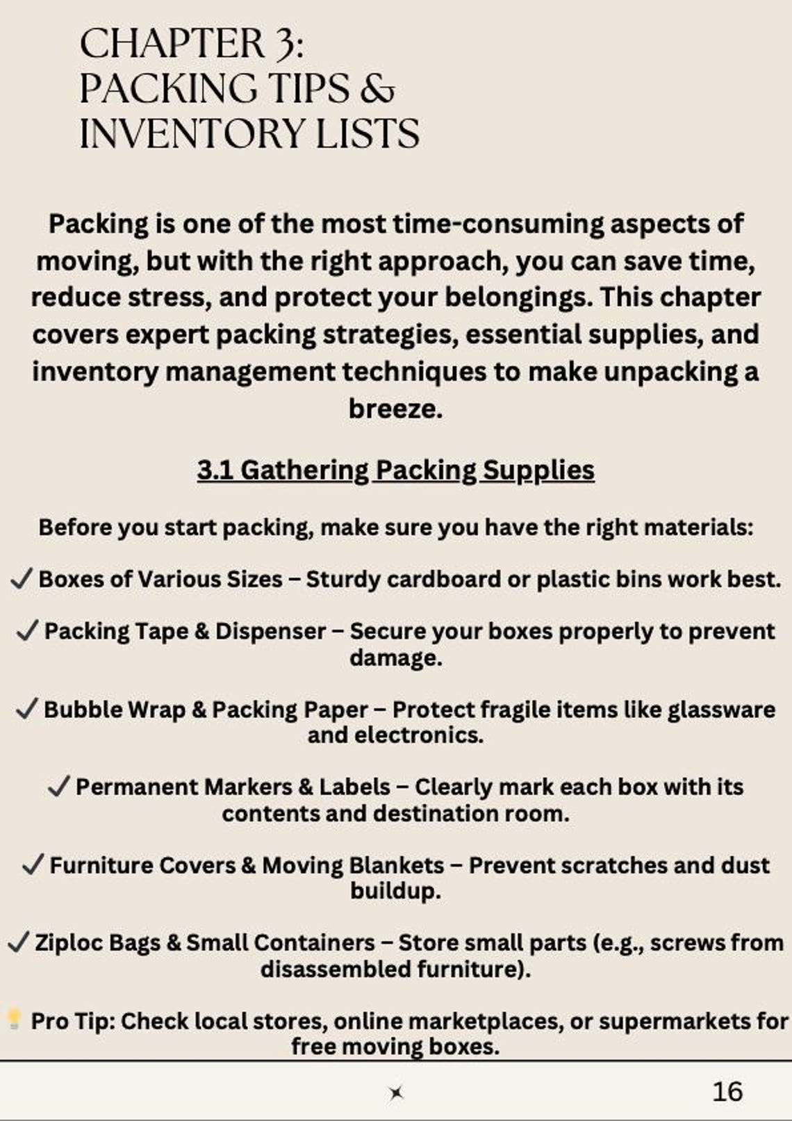 EDITABLE Ultimate Moving Guide & Checklist, Moving Guide for Beginners ...