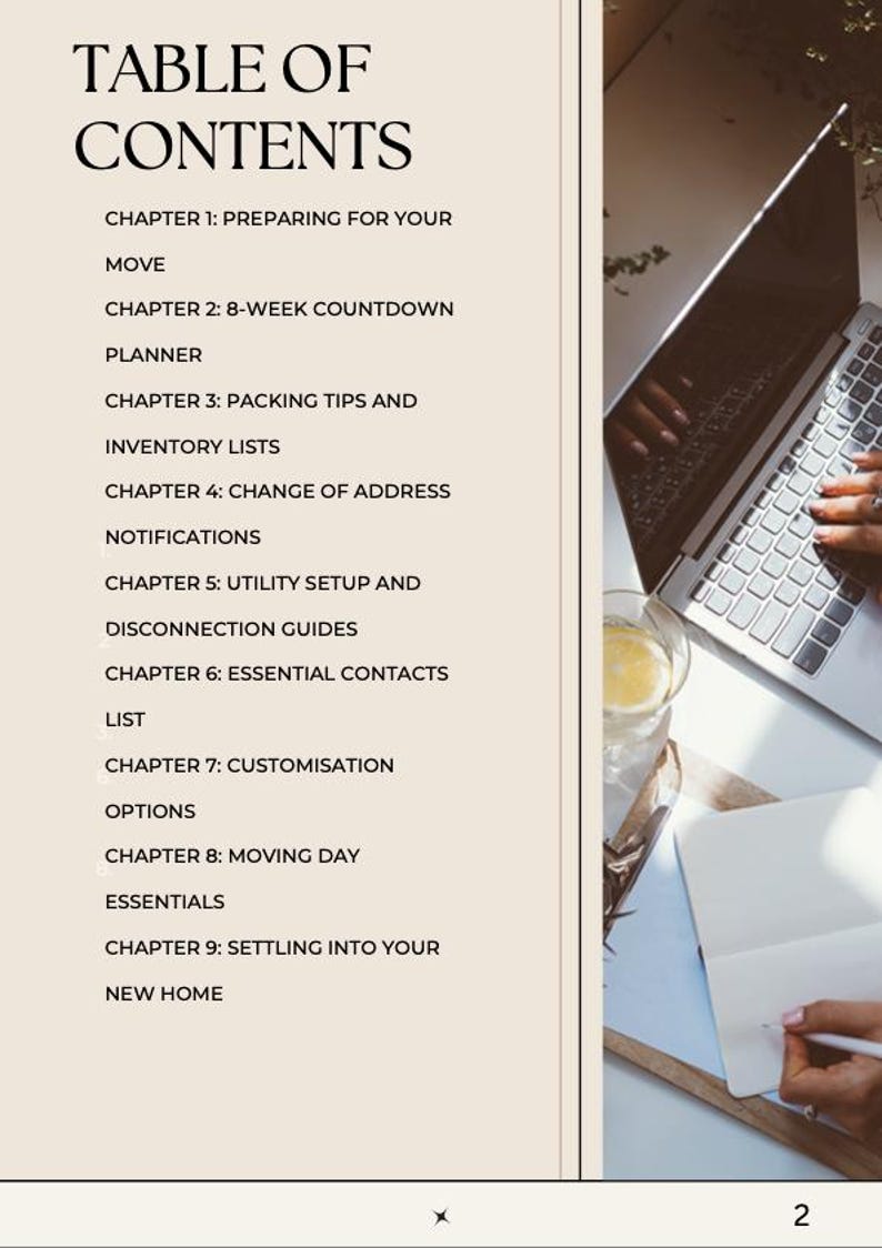 Ultimate Moving Guide & Checklist Planner Step-by-step (PDF) - Etsy