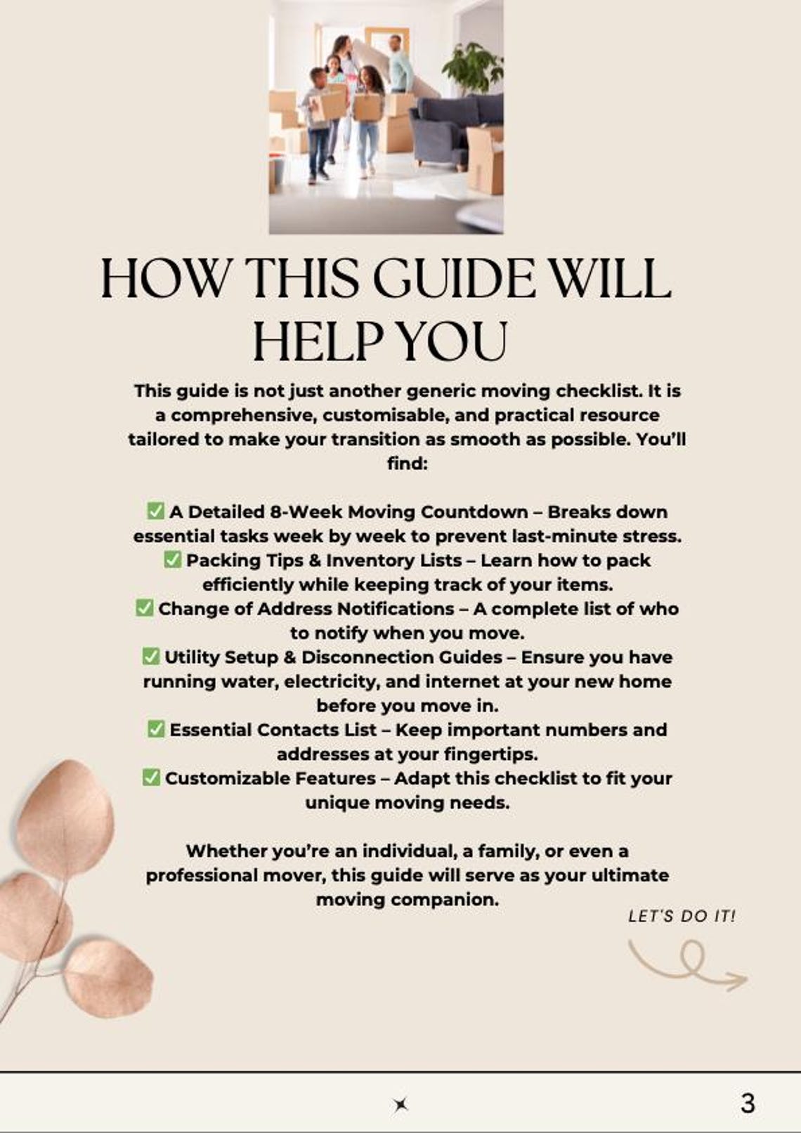 Ultimate Moving Guide & Checklist Planner Step-by-step (PDF) - Etsy