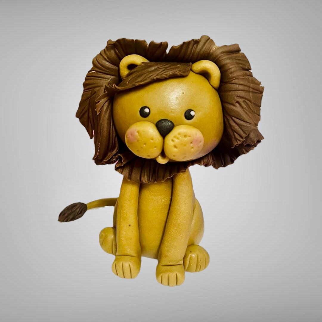 Fondant Lion Cake Topper - Etsy